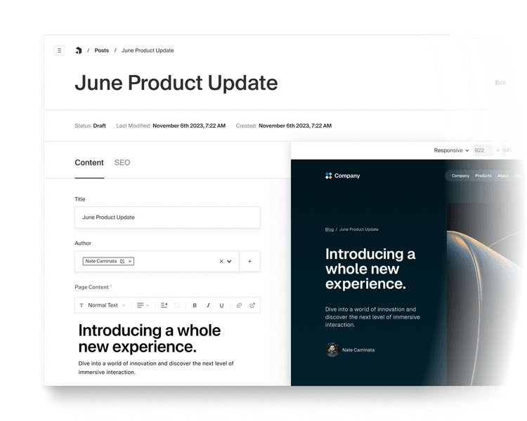 Payload is the open-source solution to enterprise CMS