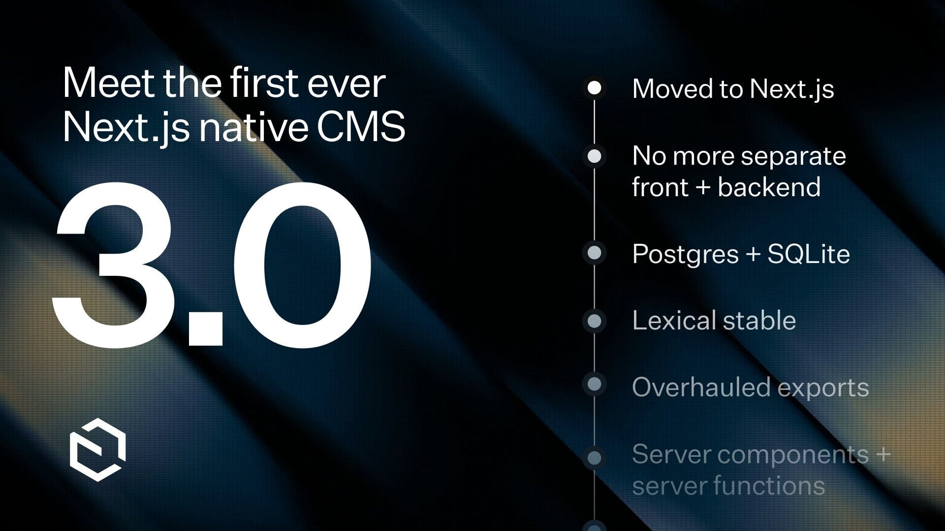 Payload 30 The First Cms That Installs Directly Into Any Nextjs App