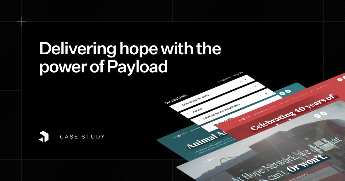 Delivering hope with the power of Payload